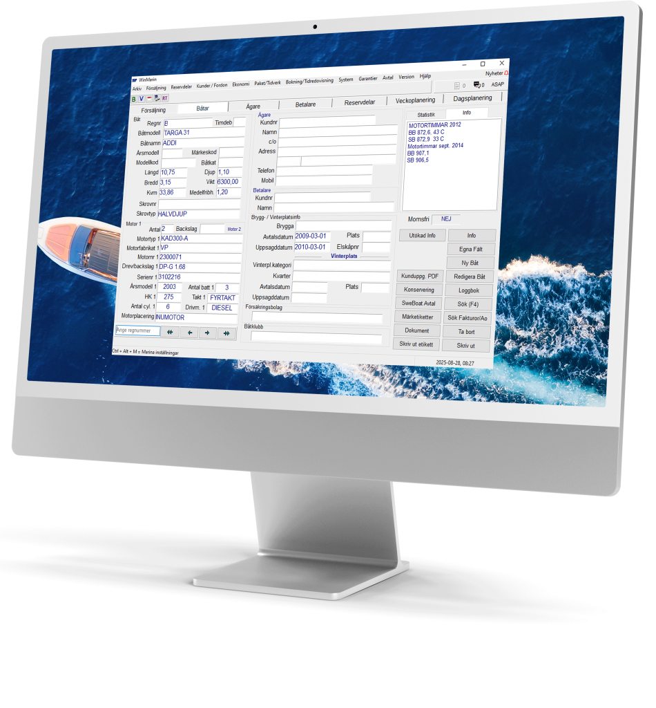 Winassist Marin - system för båthantering och vinterförvaring