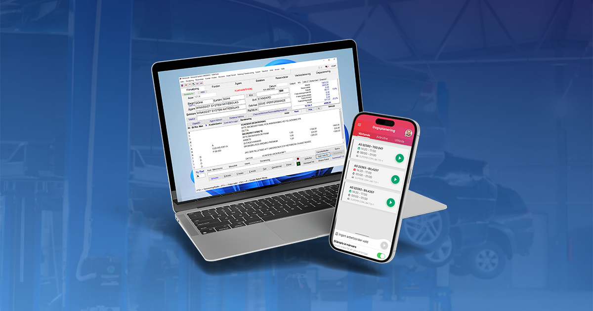 Affärssystem för verkstad, fordon & marin | Winassist